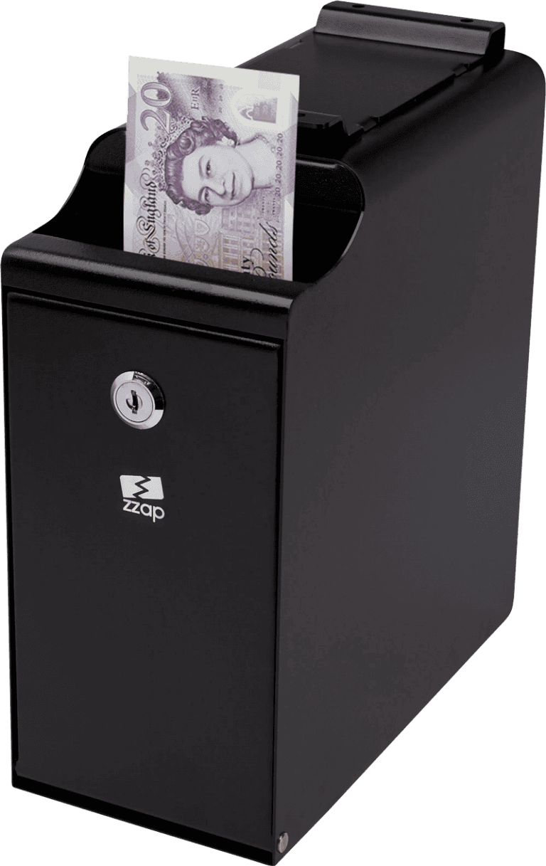 ZZap S30 Secure Cash Safe Box | Mounts Under Counter - ZZap