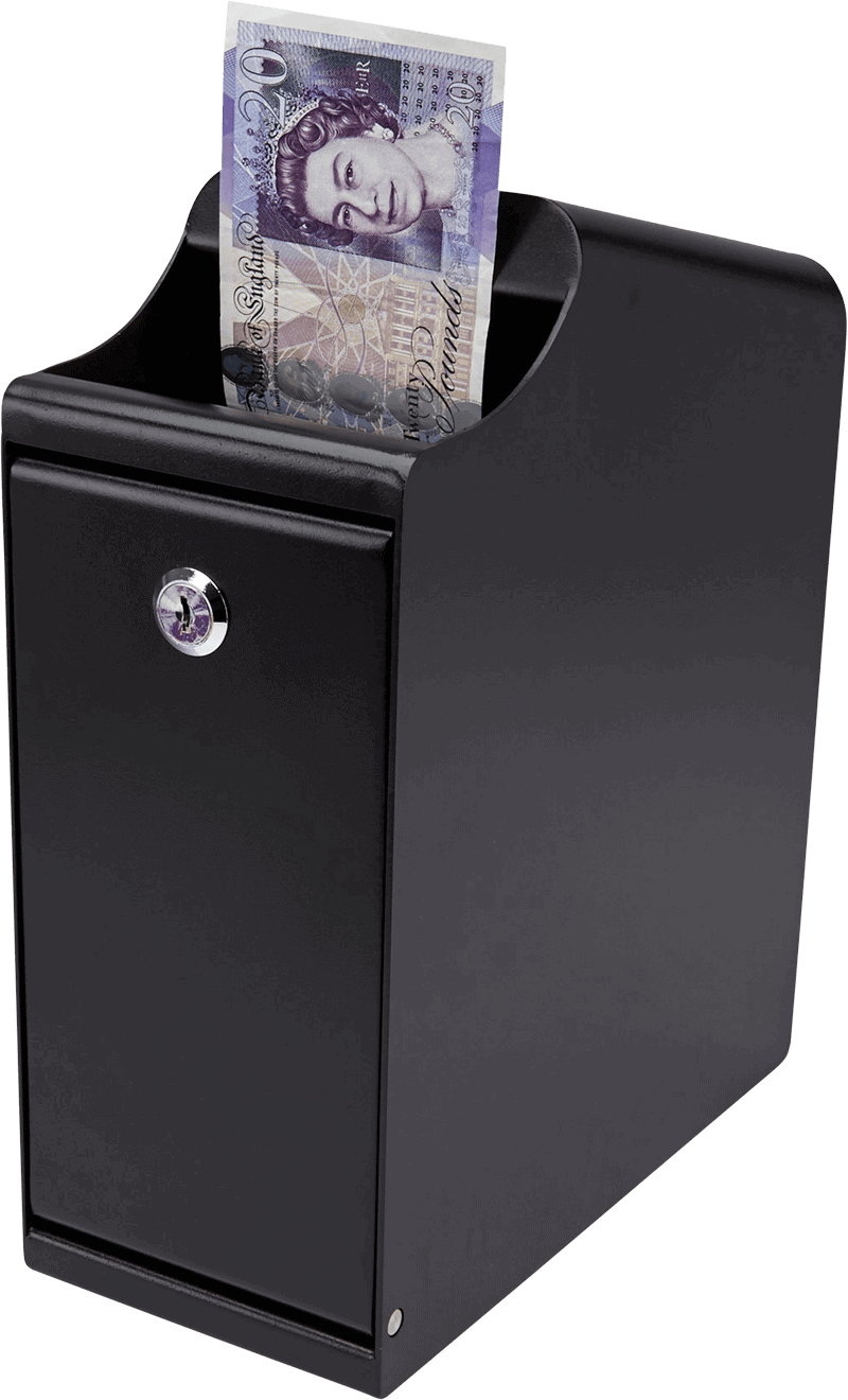 ZZap S20 Heavy Duty Cash Safe Box | Mounts On Counter - ZZap