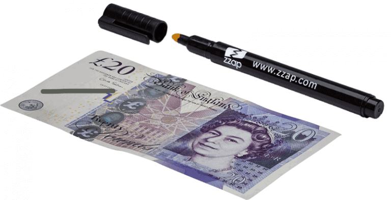 Counterfeit Detector Pens | Pack of 10 Fake Money Checker Pens – ZZap