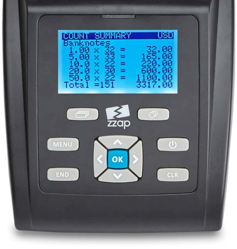 ZZap MS40+ Money Scale | Built-in Battery | ZZap