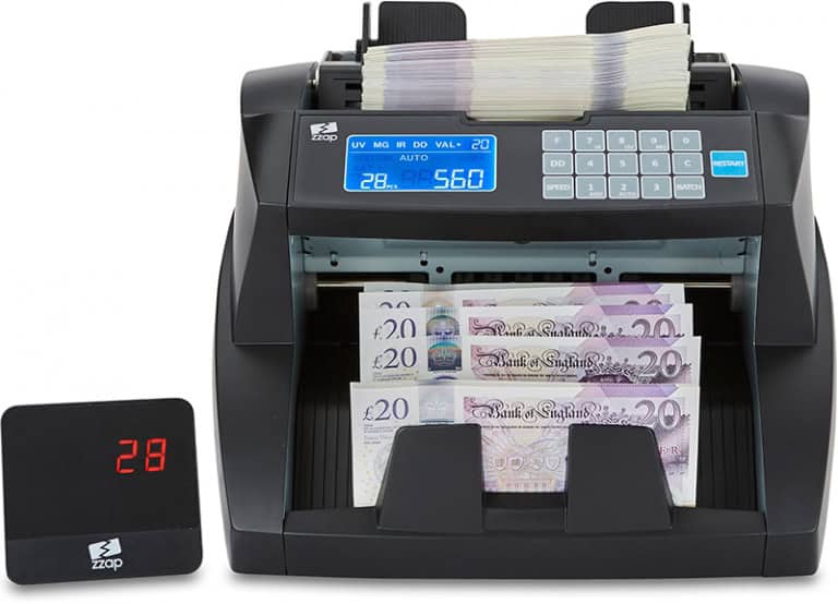 NC30 Money Counting Machine | Counts 1,900 Banknotes/Min | ZZap