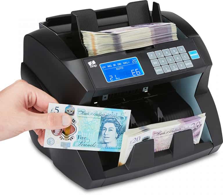 NC30 Money Counting Machine | Counts 1,900 Banknotes/Min | ZZap