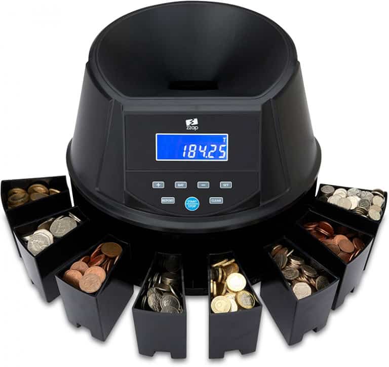 ZZap CS30 Coin Counter | Counts 300 Coins Per/Min | ZZap