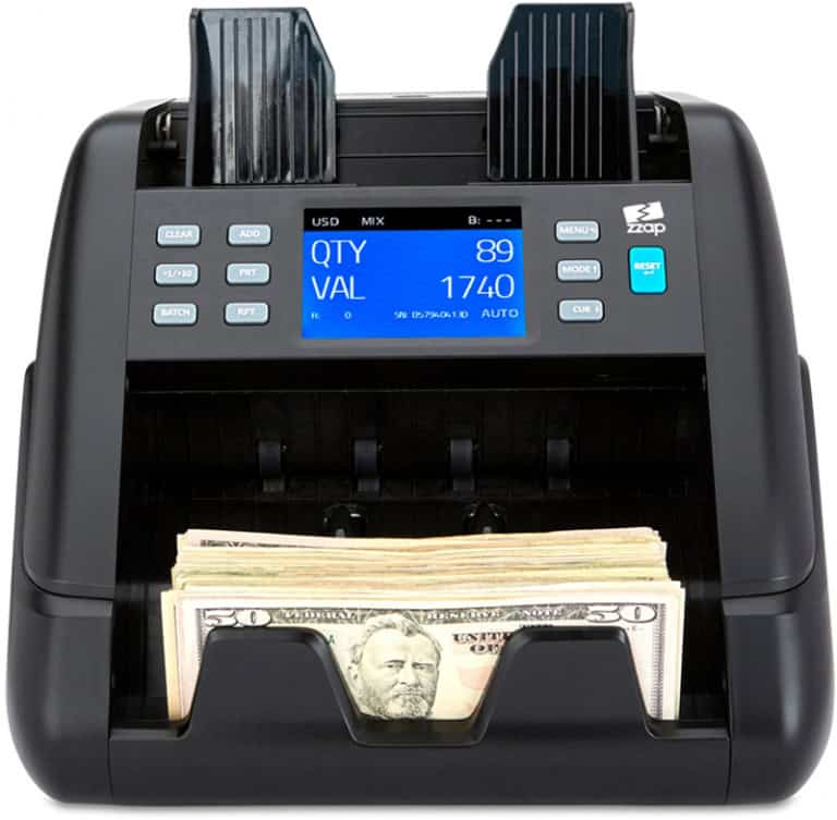 ZZap NC55 Value Counter | Mixed Bill Money Counter | ZZap