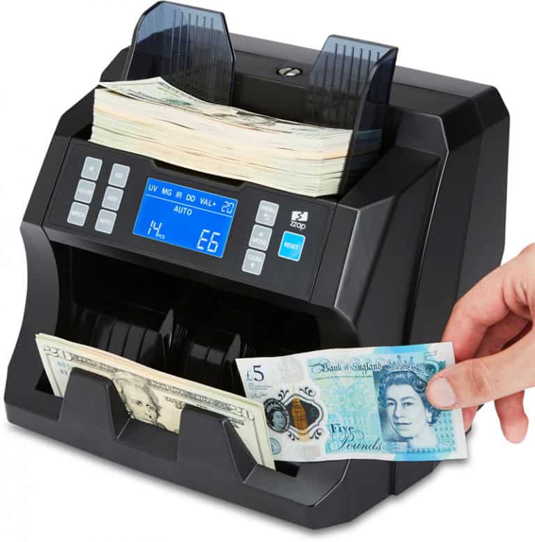ZZap NC25 Bill Counter | Top Loader For Continuous Counting | ZZap